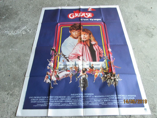 GREASE 2 AFFICHE cinéma originale f:120/160 pliée année 1982 Très Bon état EUR 19,00 - PicClick FR